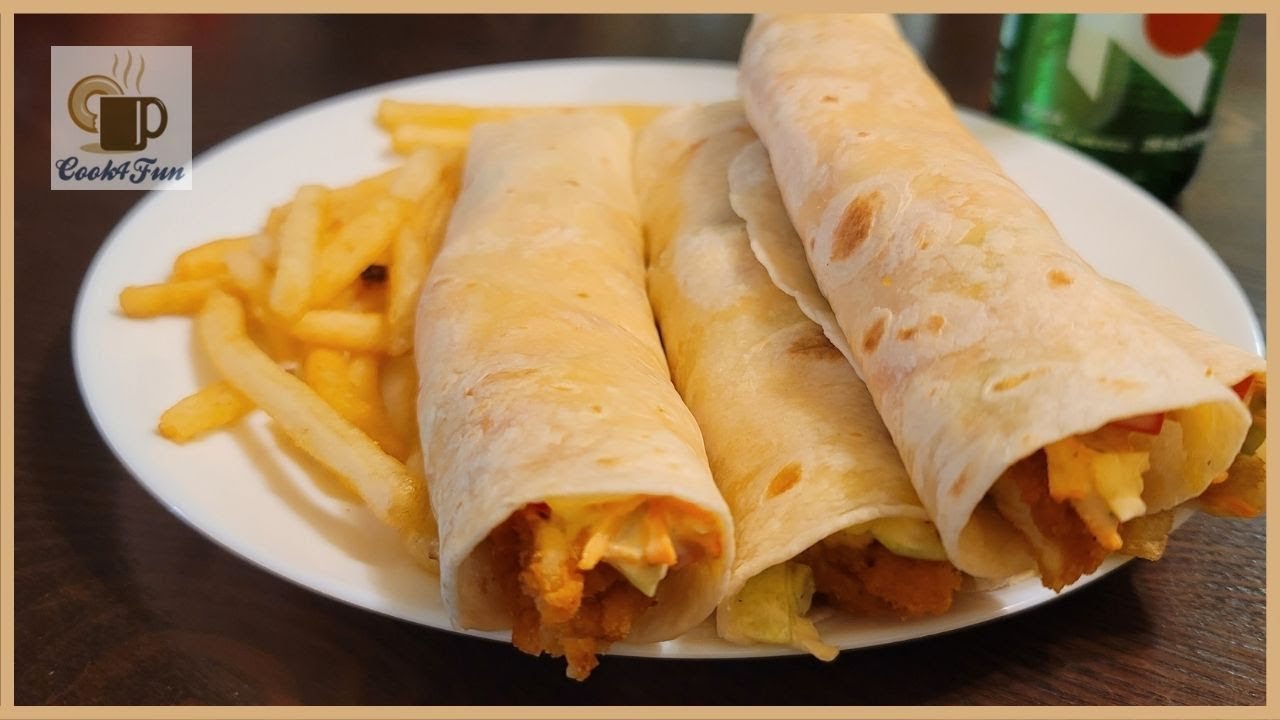 Instant Chicken Tenders Wrap | Easy and Tasty Chicken Wrap Recipe - YouTube