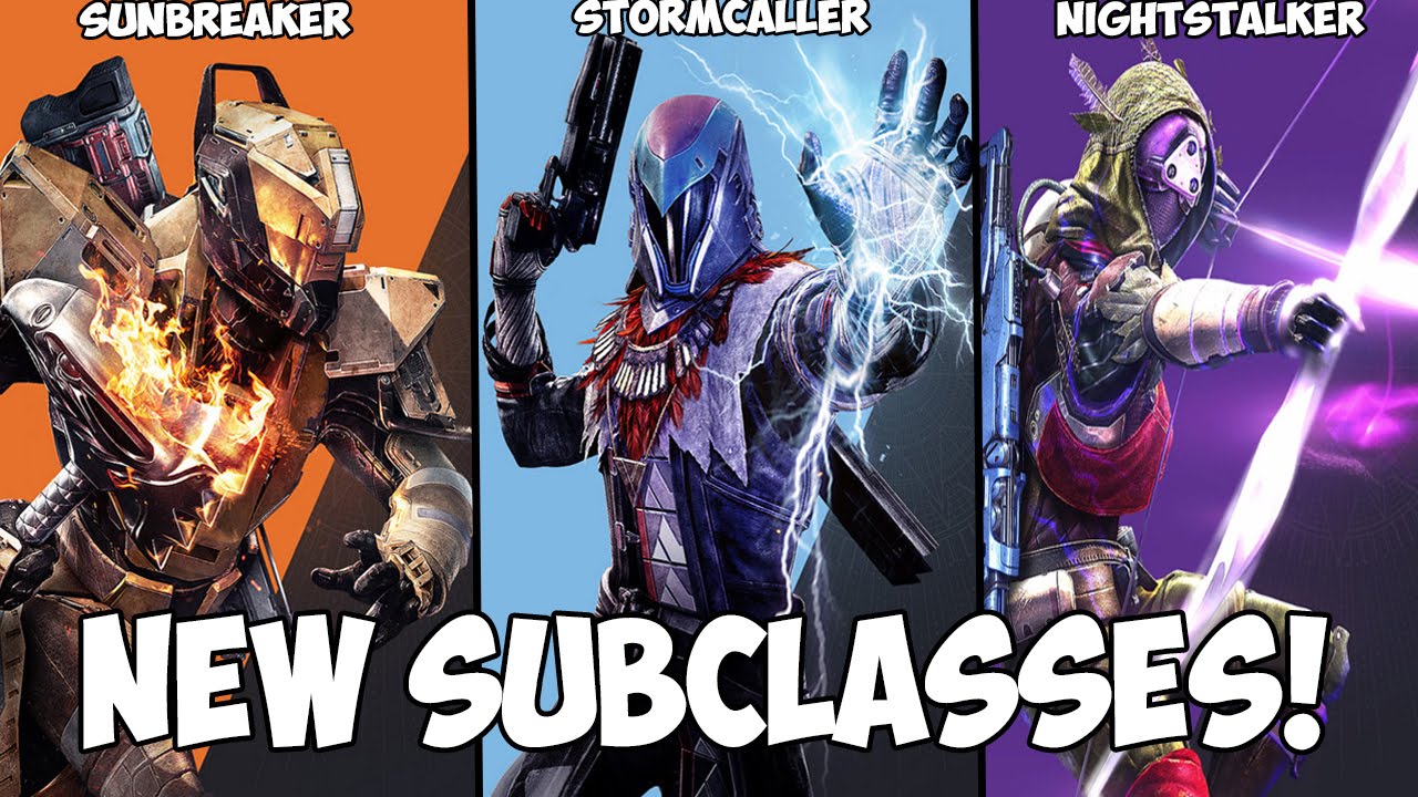 Destiny - ALL 3 NEW SUBCLASSES! - YouTube
