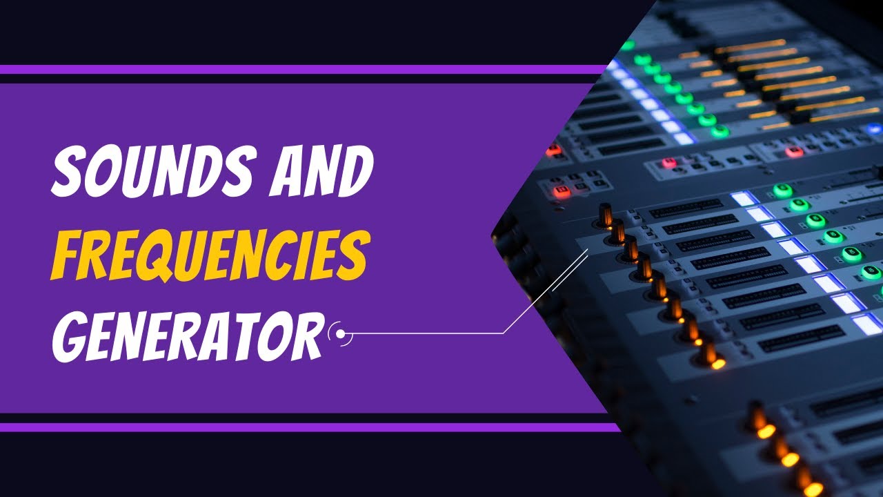 Frequency HZ Tone Generator Let you generate sounds and frequencies ...