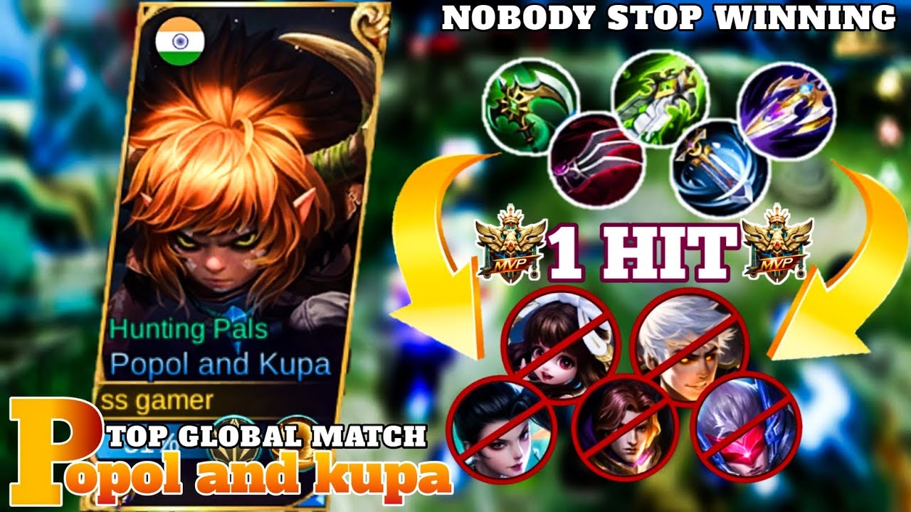 Popol And Kupa Best Build 2023 Top 1 Global Popol Kupa Gameplay Mobile ...