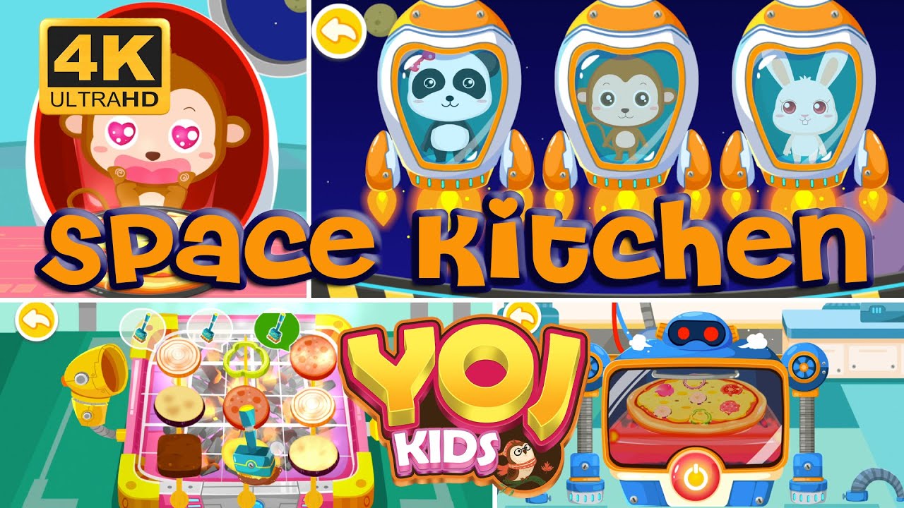 Space Kitchen | BabyBus | Yoj Kids | 4K - YouTube