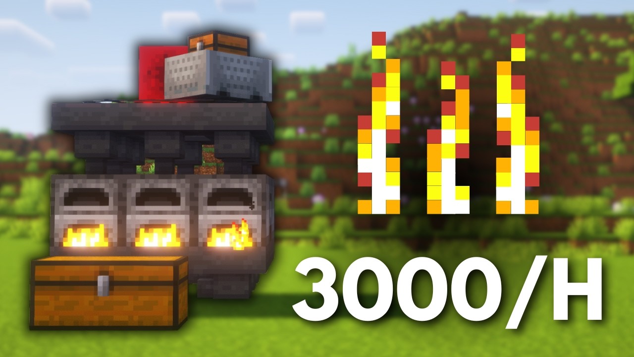 Best Super Smelter Simple And Effective | Minecraft 1.21.5 Tutorial ...