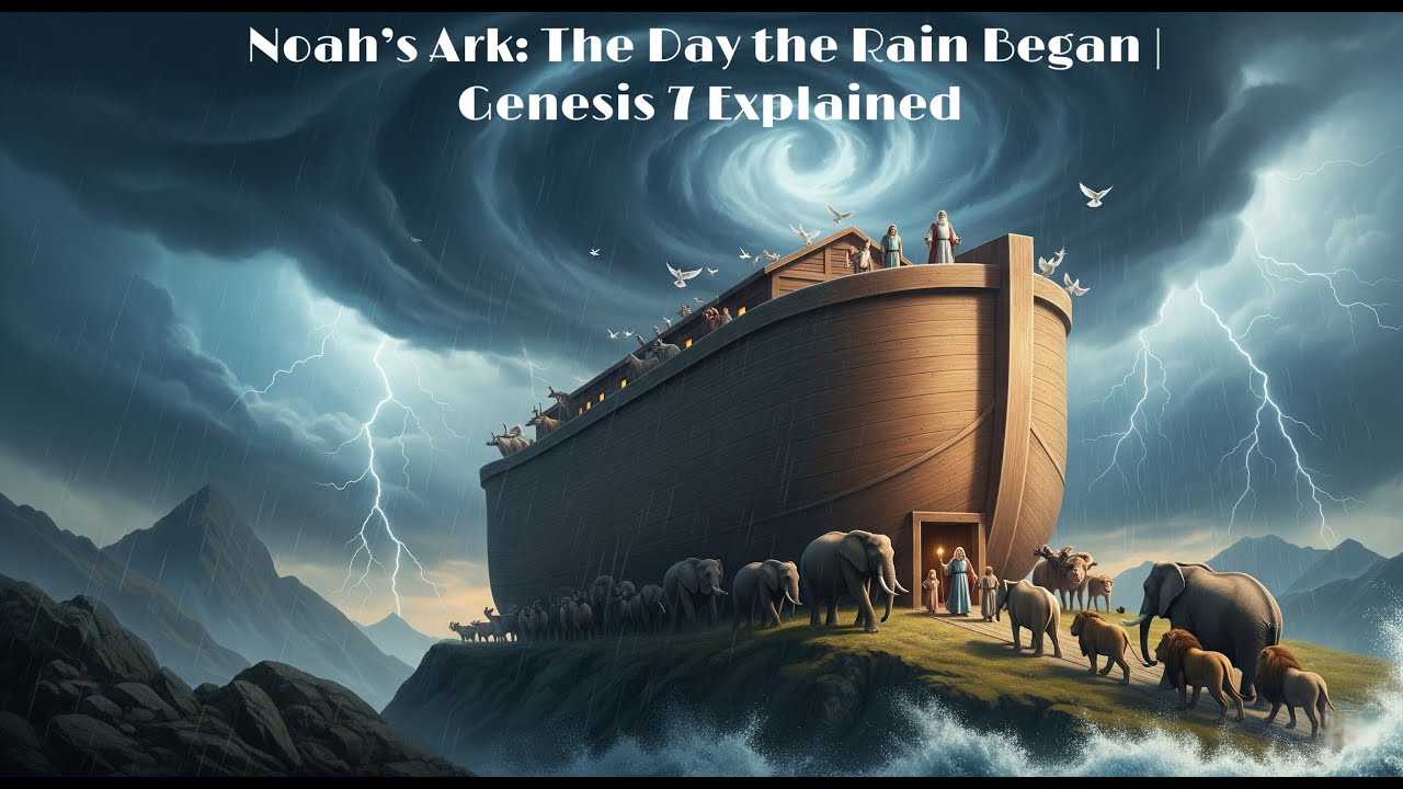 Noah’s Ark: The Day the Rain Began - Genesis 7 Explained | The Bible ...