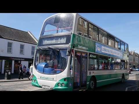 Lothian Country Bus 140 Dalkeith to Musselburgh - YouTube