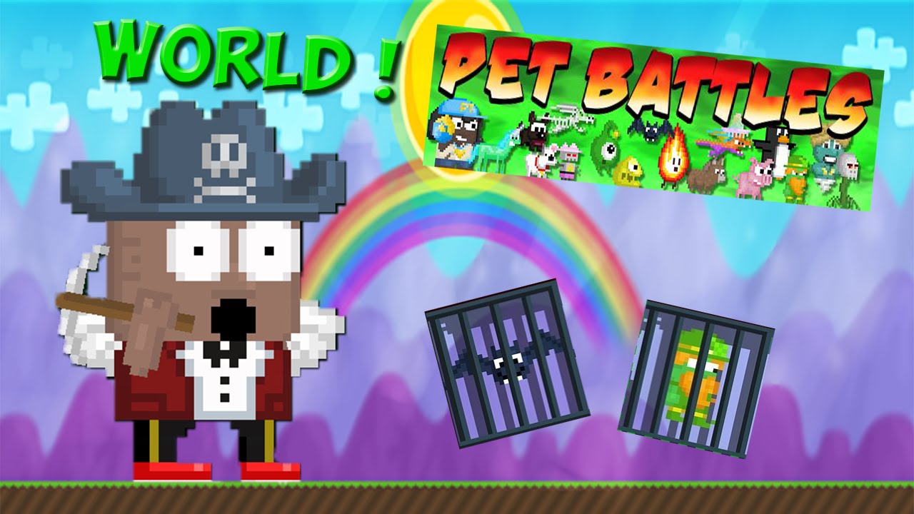 Growtopia| Let's Build | A battle pet world! - YouTube