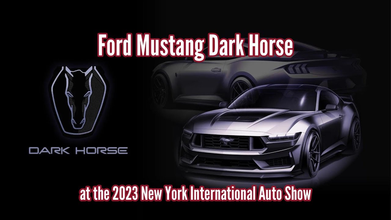 Ford Mustang Dark Horse at the 2023 New York International Auto Show ...
