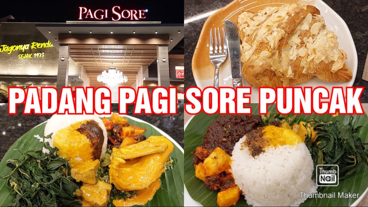 NASI PADANG PAGI SORE PUNCAK TEMPAT MAKAN TERBARU DI CISARUA BOGOR ...