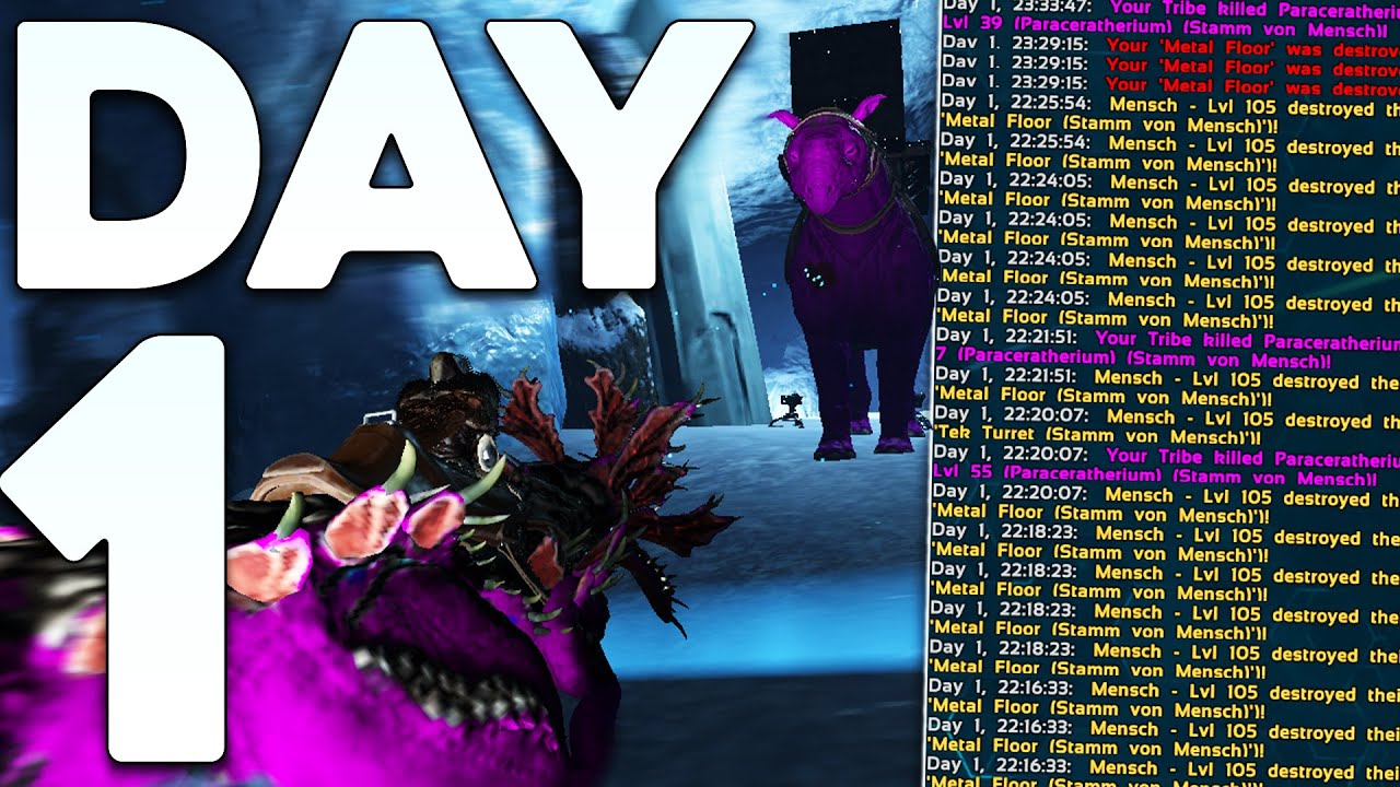 We Had The Most INSANE Day 1 Base Defense... - YouTube