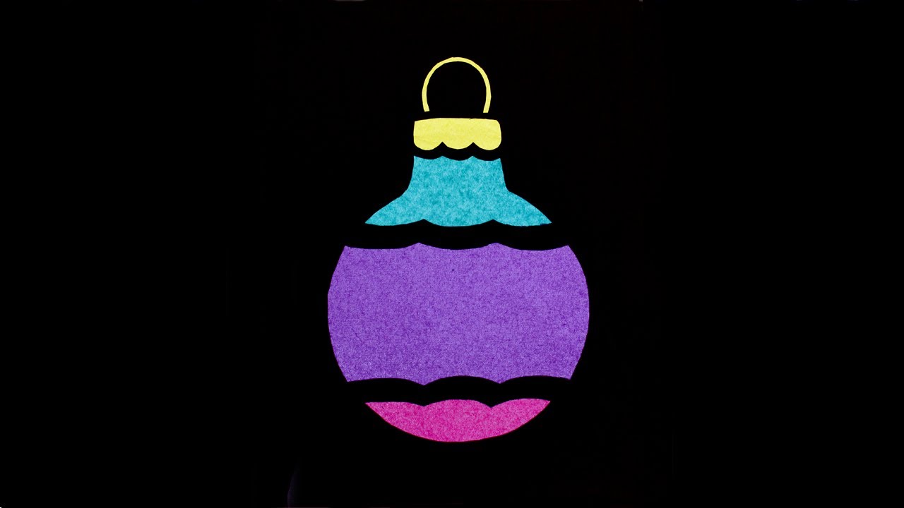 Bricolage Noel: Vitrail en papier - YouTube