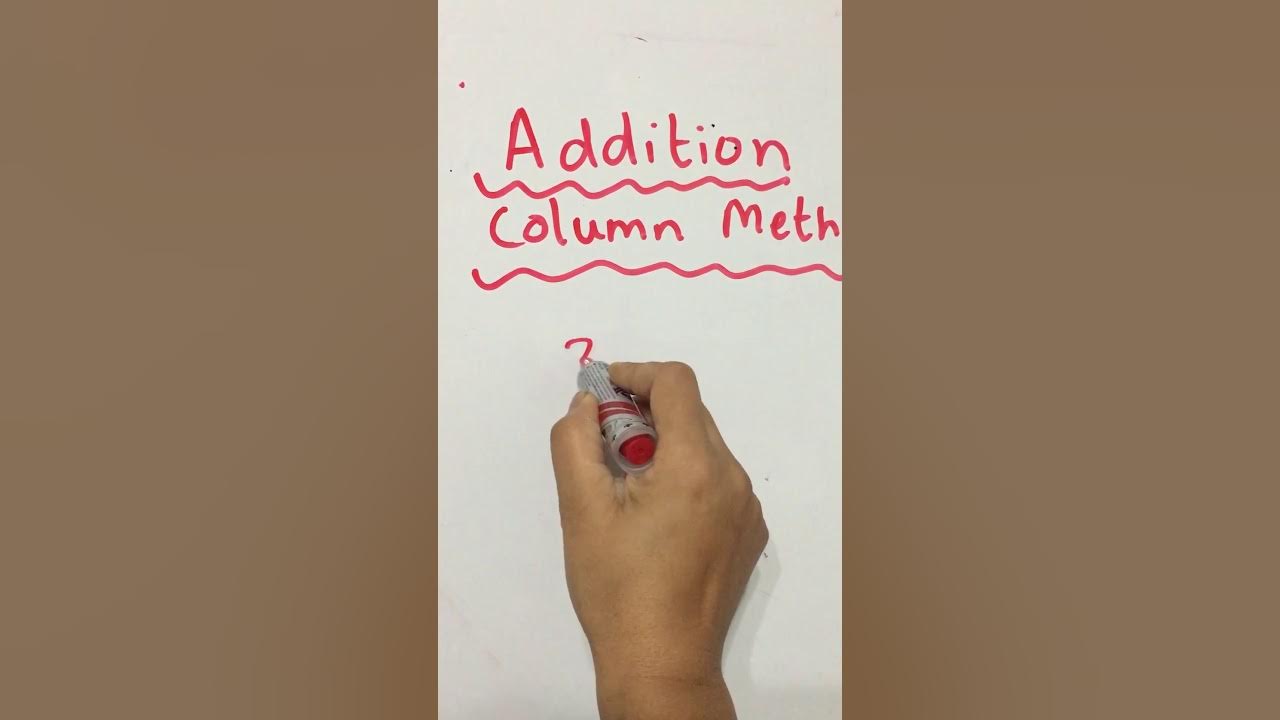 Addition using column method - YouTube
