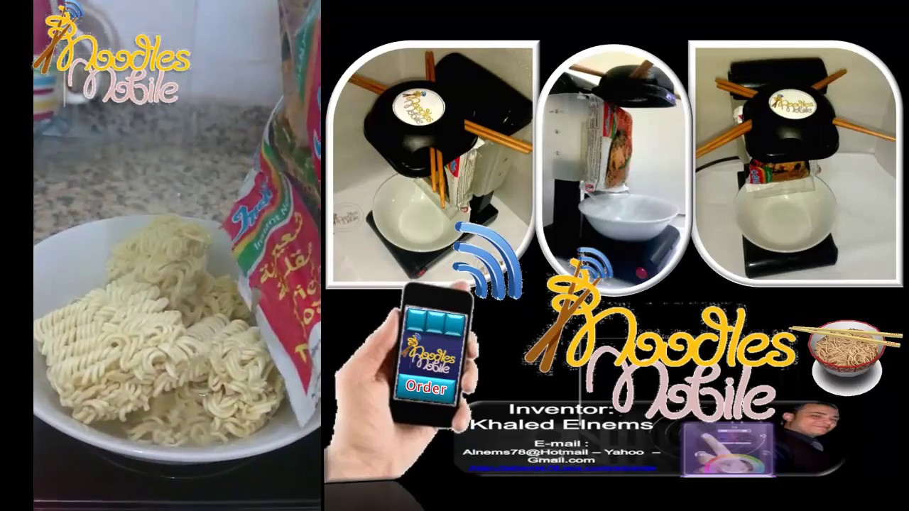 Noodles by Mobile معكرونة سريعه بالموبايل - YouTube