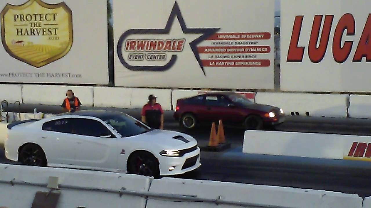 Irwindale Speedway drag strip - YouTube