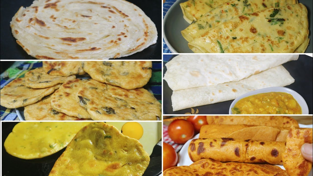6 amazing Roti/Chapati/Phulka/Paratha/Naan Bread Guaranteed everyone ...