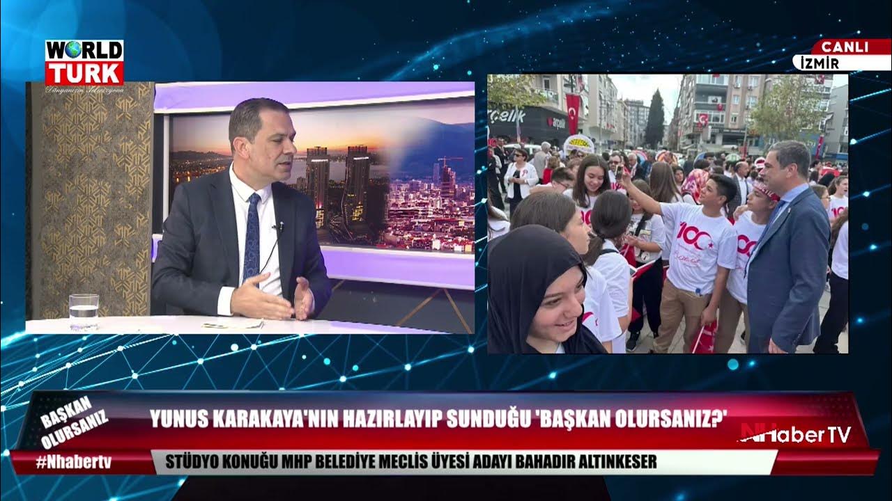 YUNUS KARAKAYA'NIN HAZIRLAYIP SUNDUĞU 'BAŞKAN OLURSANIZ?' STÜDYO KONUĞU BAHADIR ALTINKESER - YouTube