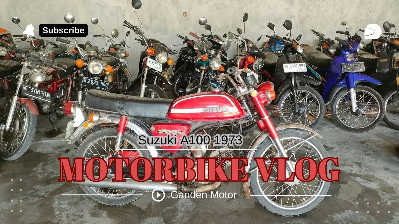 Motor Suzuki A100 1973 Siap Gasss #motorklasik #jualmotorbekas - YouTube