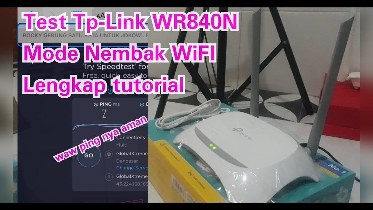 Setting Tp Link WR840N Mode WISP atau Nembak WiFi - YouTube