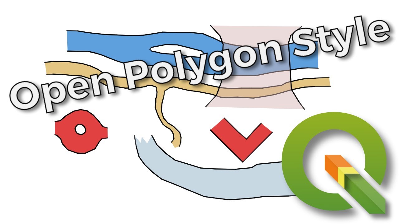 QGIS User 0051 - Open Polygon Style - YouTube