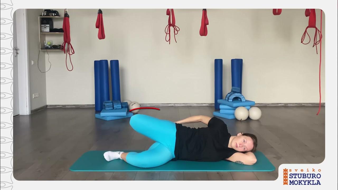 Tempimo pratimai šlaunims ir krūtinei - YouTube