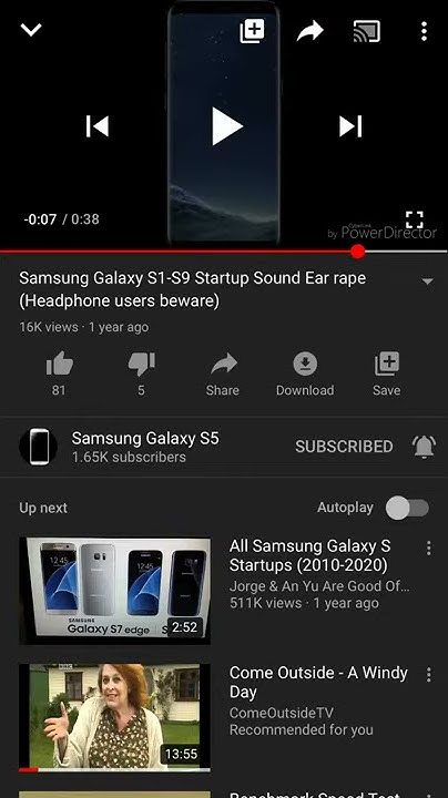 Samsung S7 Startup Sound Effect Earrape - YouTube