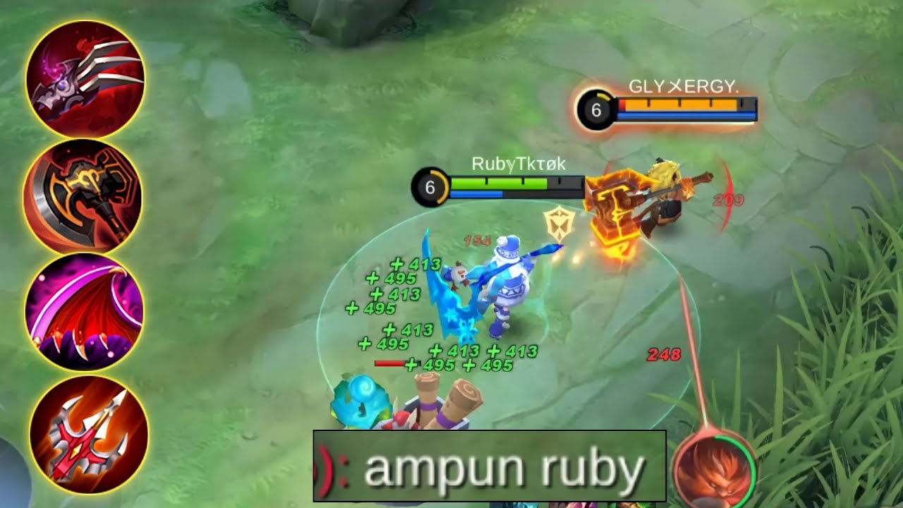 Ruby Gendong Fanny No.2 Indonesia Pake Build Full Lifesteal - Top ...