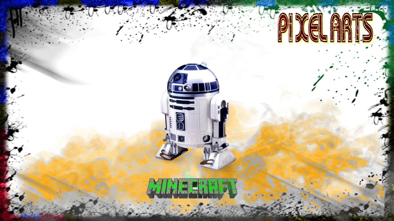 Minecraft: PixelArt - R2D2 - YouTube