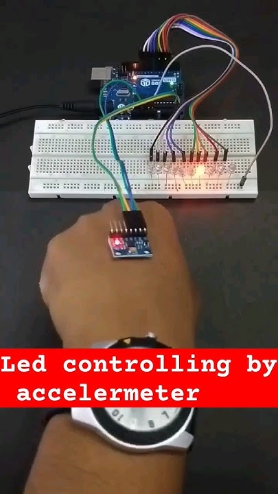 Led Control With Accelermeter Arduino Arduinoproject Electronics Engineering Robotics