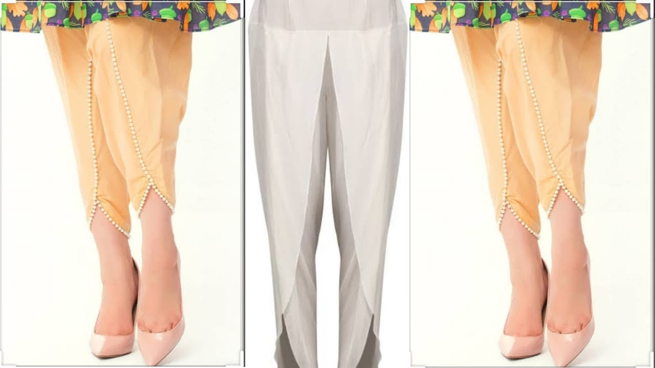 Tulip trouser cutting and Stitching ||How to make tulip trouser @TRY IT ...
