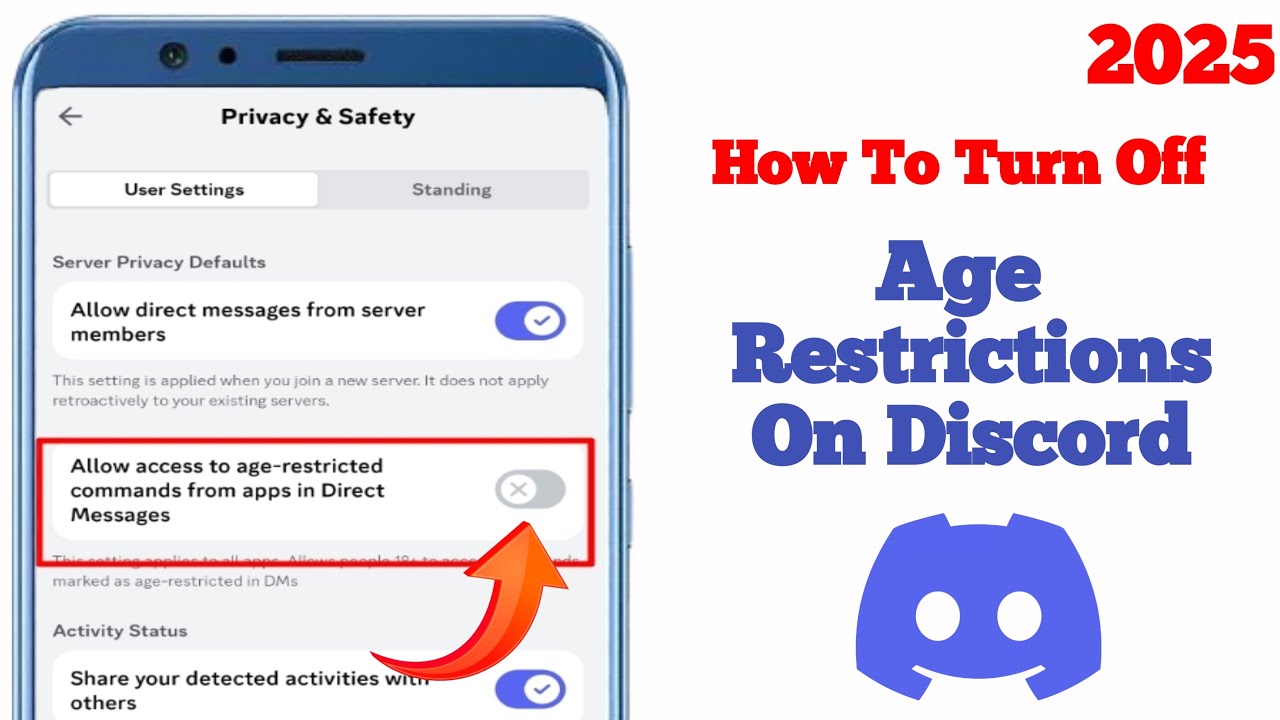 How To Turn Off Age Restrictions On Discord (2025) - YouTube