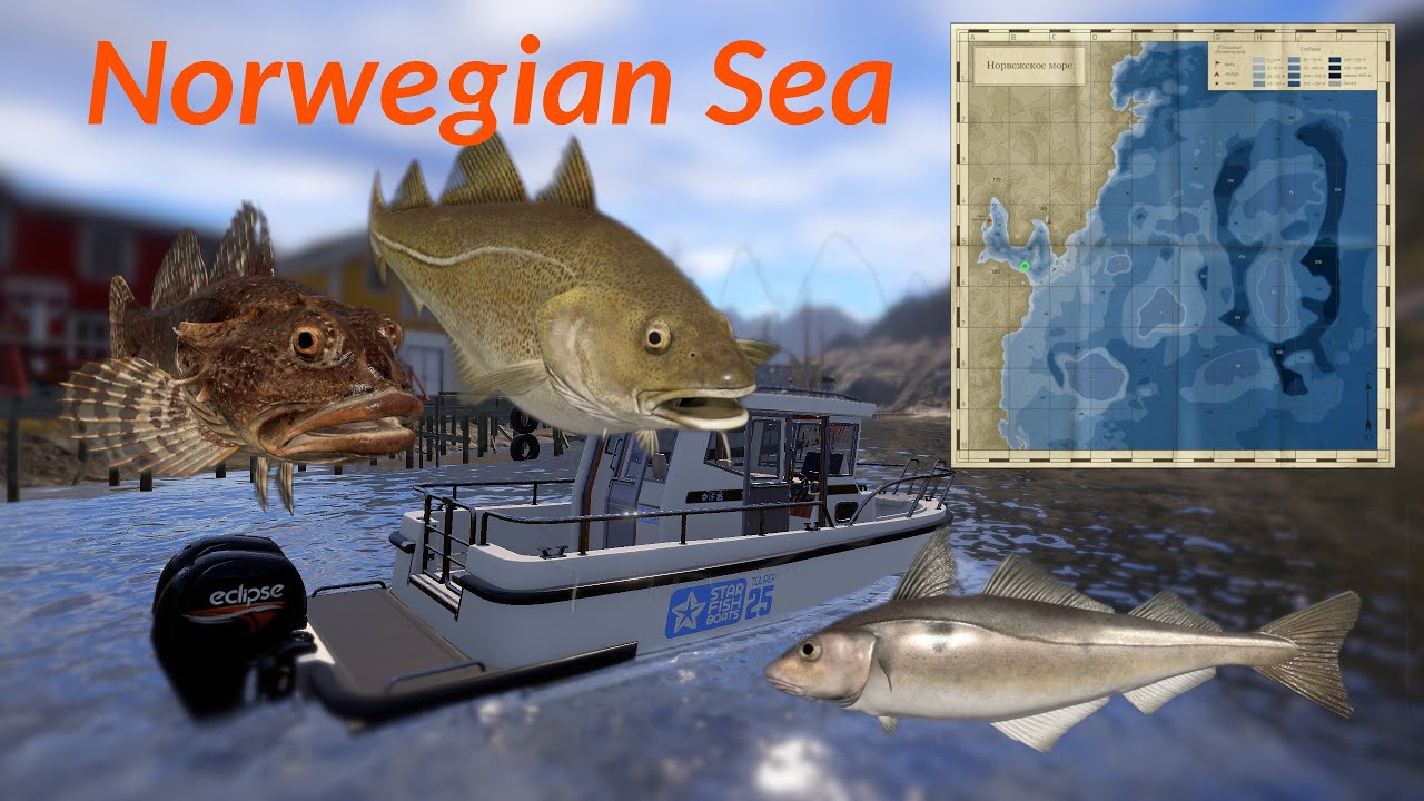 Norwegian Sea | Russian Fishing 4 rf4 spot #7 - YouTube
