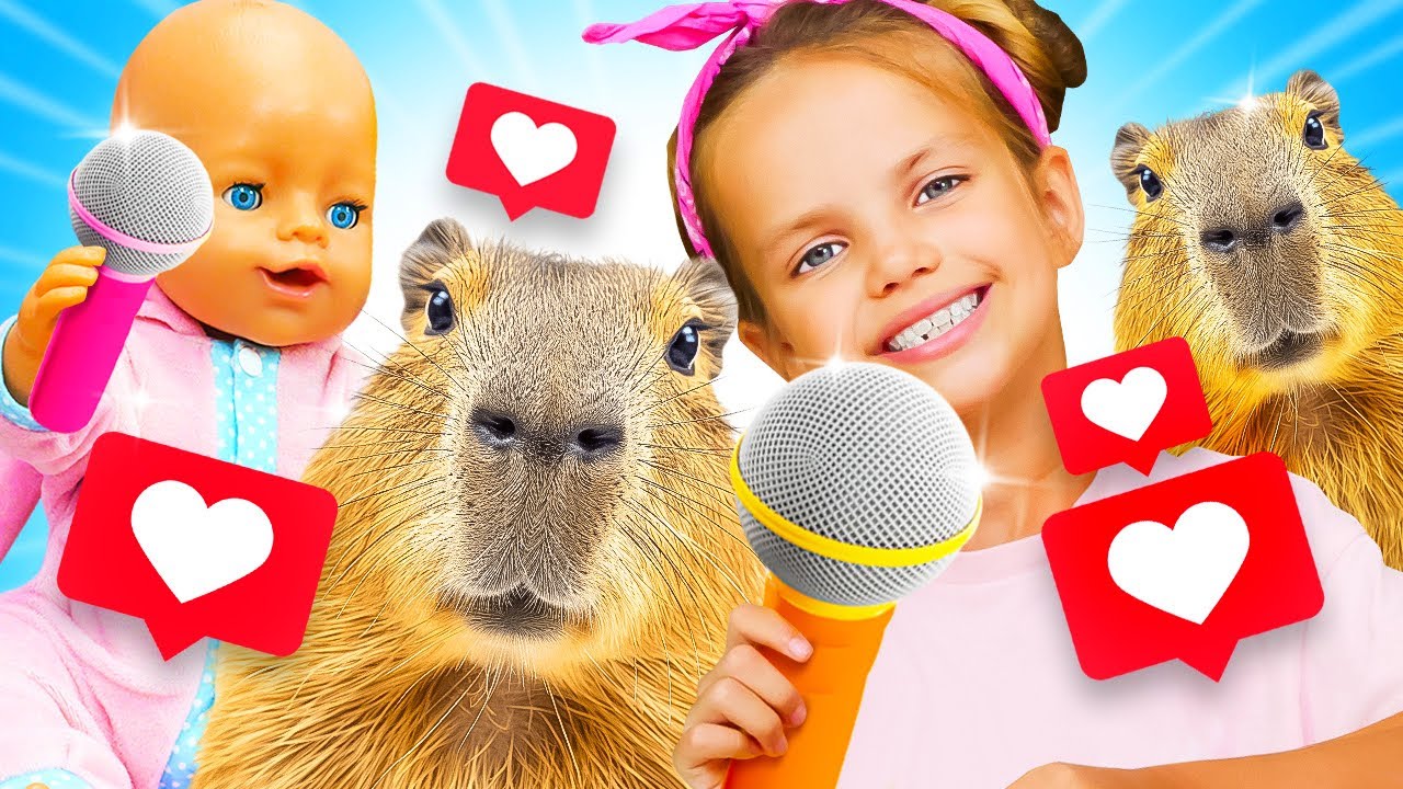 The Capybara song for kids! Kids sing, play, and have fun with baby ...