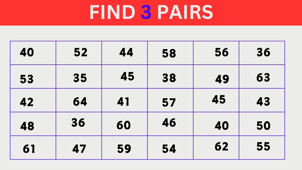 Number Search, "Unbelievable! " Brain Teasers Ahead! Test Your IQ ...