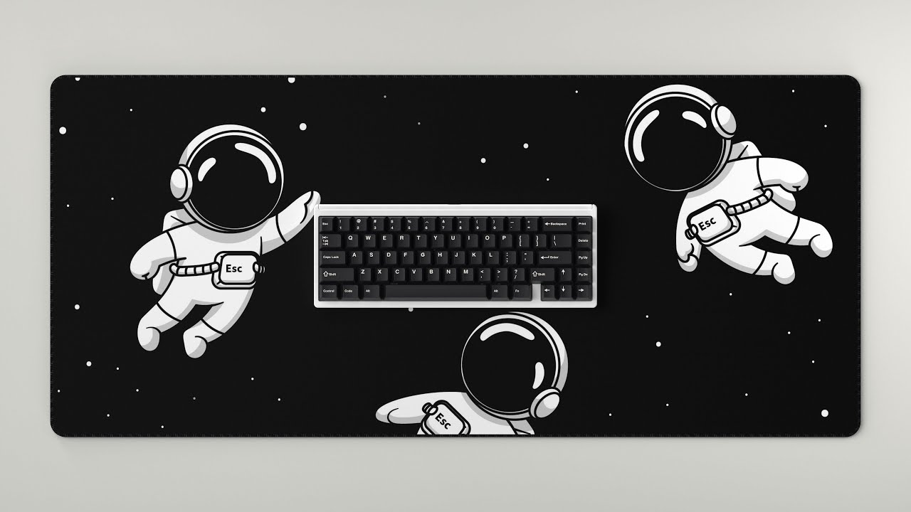 KeyCadets Gravity Desk Mat - YouTube