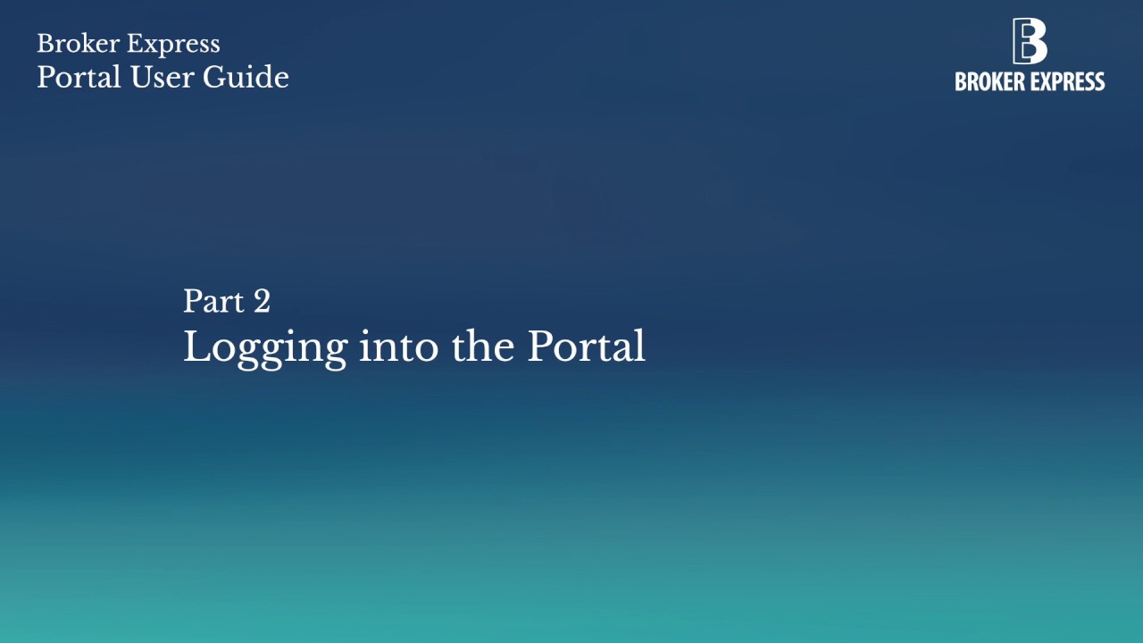 2. Logging into the Portal - YouTube