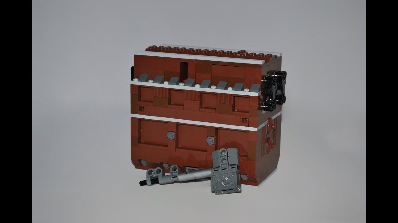 Lego Lock Box (with functional lock bolt and key!) - YouTube