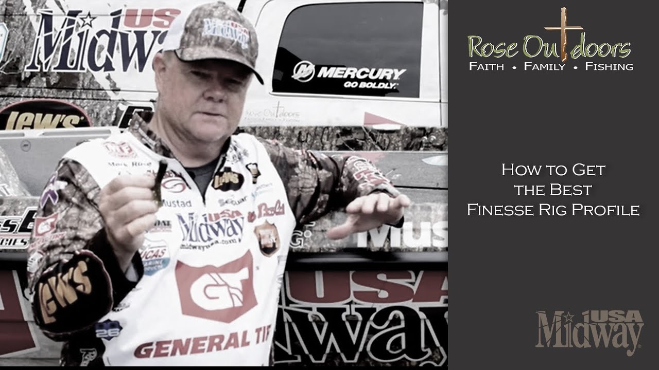 How to Get the Best Finesse Rig Profile | Pro Angler Mark Rose - YouTube