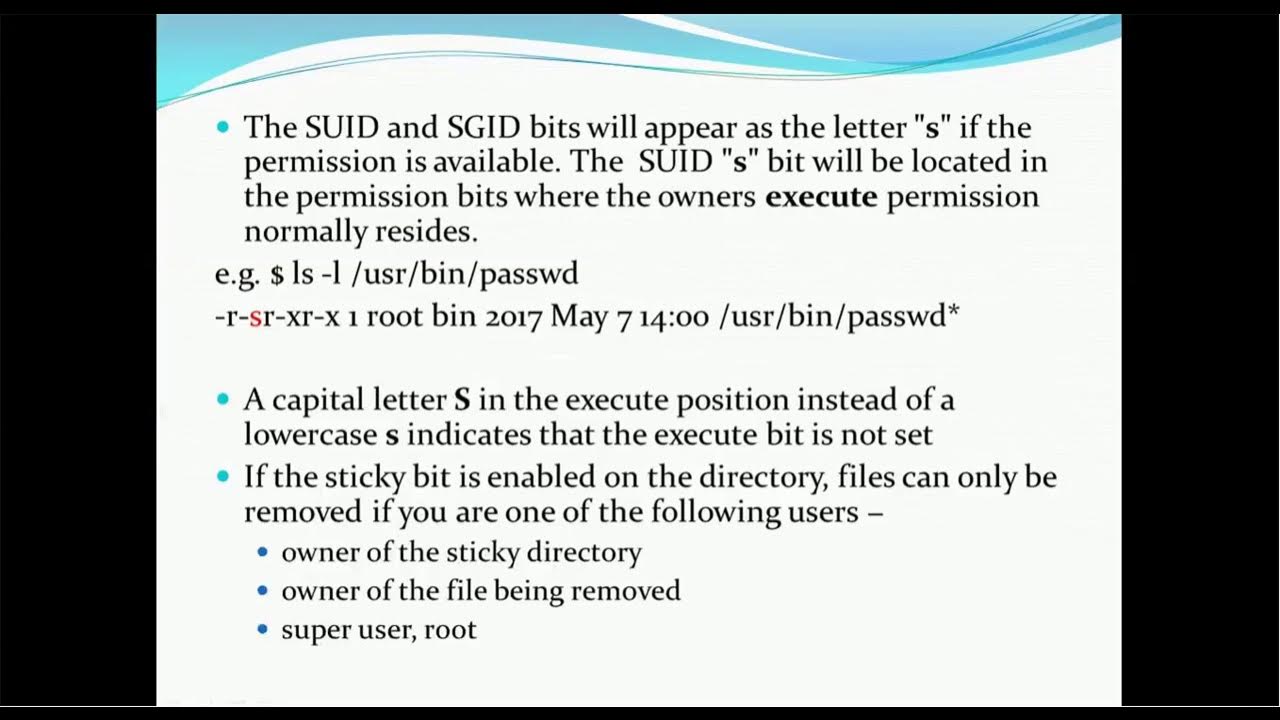 08. Unix Tutorial - Unix File Permission - Part II - YouTube
