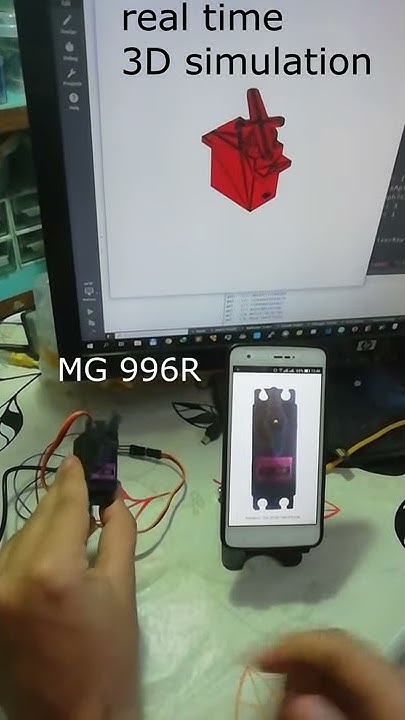 Qt QML Digital Servo Motor MG 996R Application ( update 2019 : with 3d simulation) - YouTube