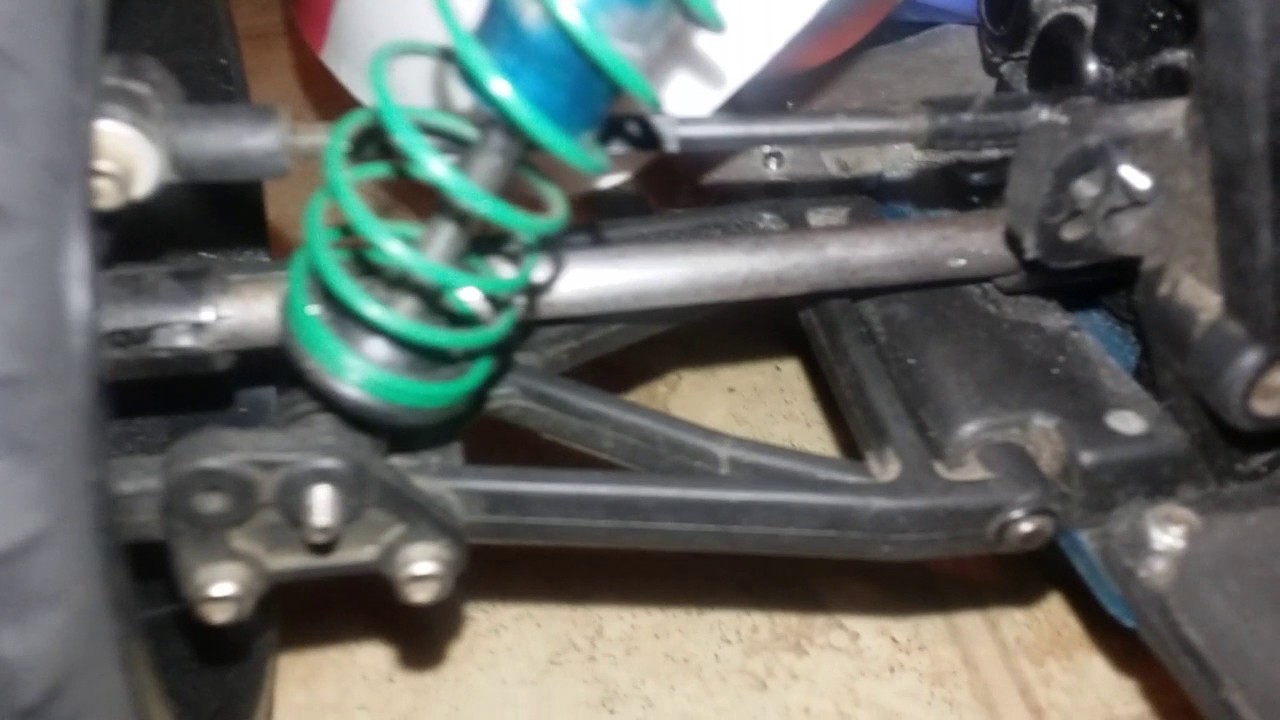 DIY custom RC solid steel Dogbone testing on RC10GT BRUSHLESS ...