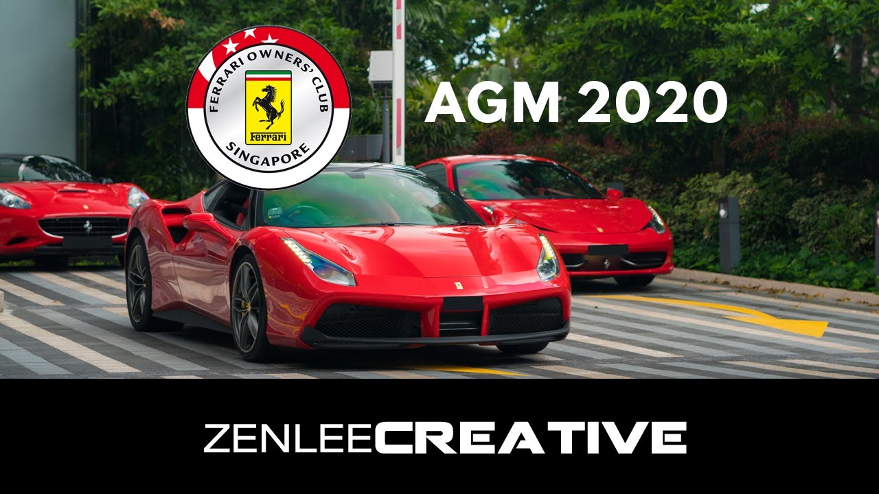 Ferrari Owners' Club Singapore gathered for AGM 2020 - YouTube
