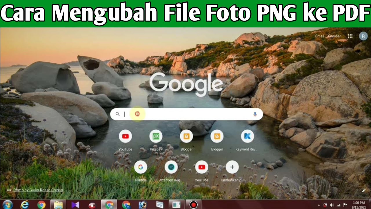 Cara Mengubah File Foto PNG ke PDF - YouTube