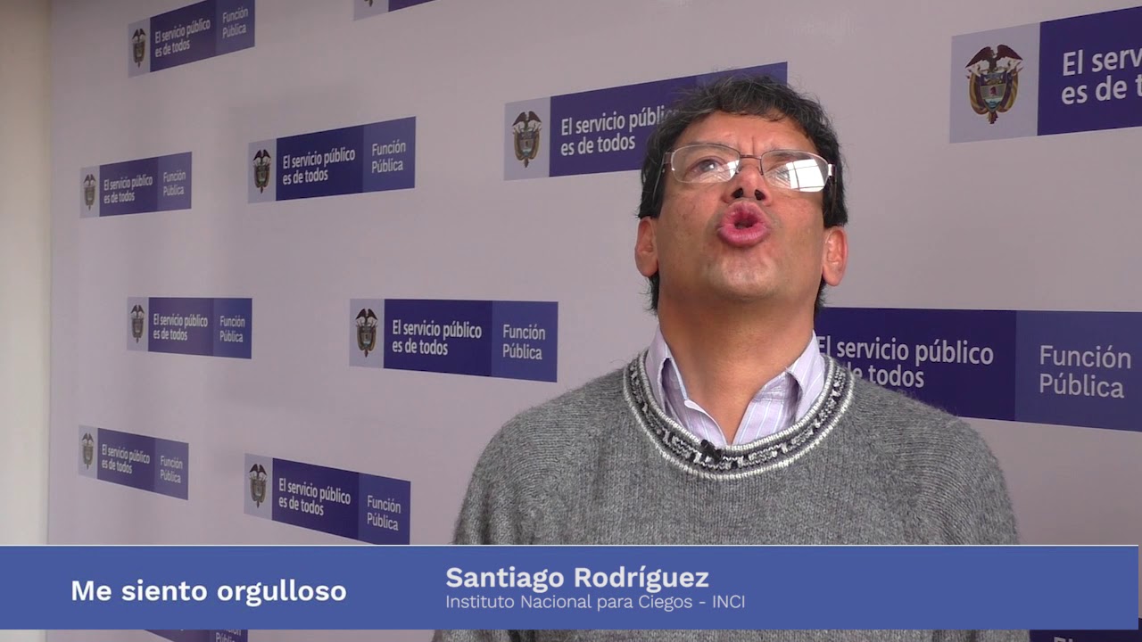 Me siento orgulloso - Santiago Rodríguez, INCI - YouTube