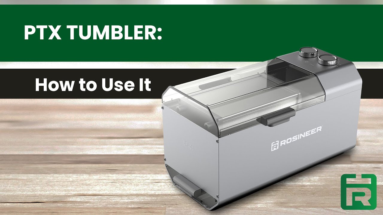 Rosineer PTX Tumbler / Sift Machine - How To Use It - YouTube