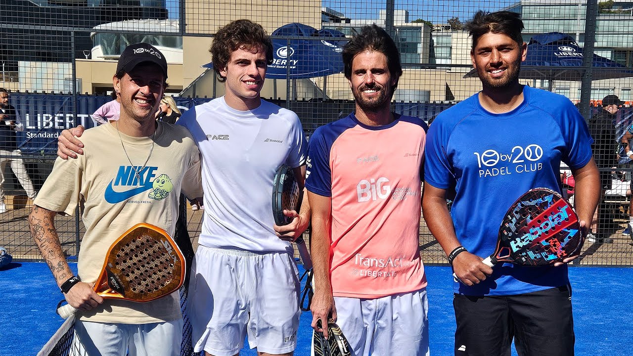 Net Set Padel Sandton Exhibition - Miquel\Zaidy vs Manuel\Egmond - YouTube