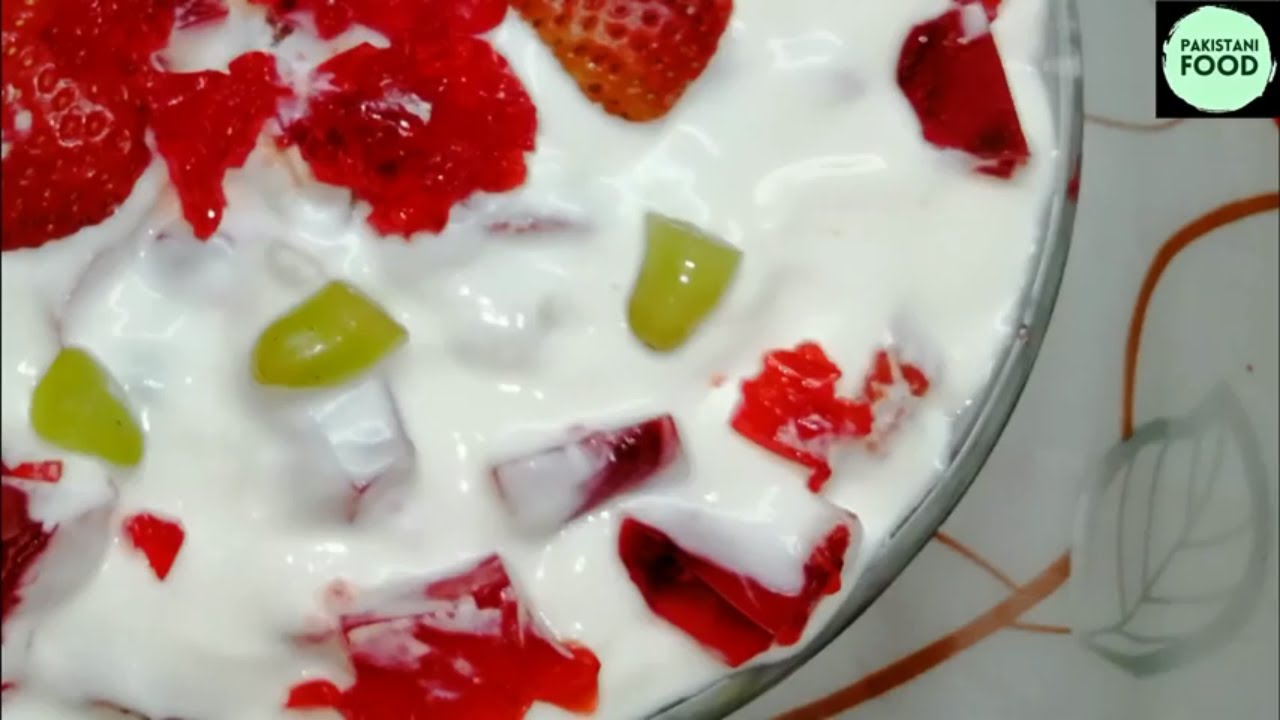Fruit Trifle Recipe | Pakistani Food Recipes Channel - YouTube