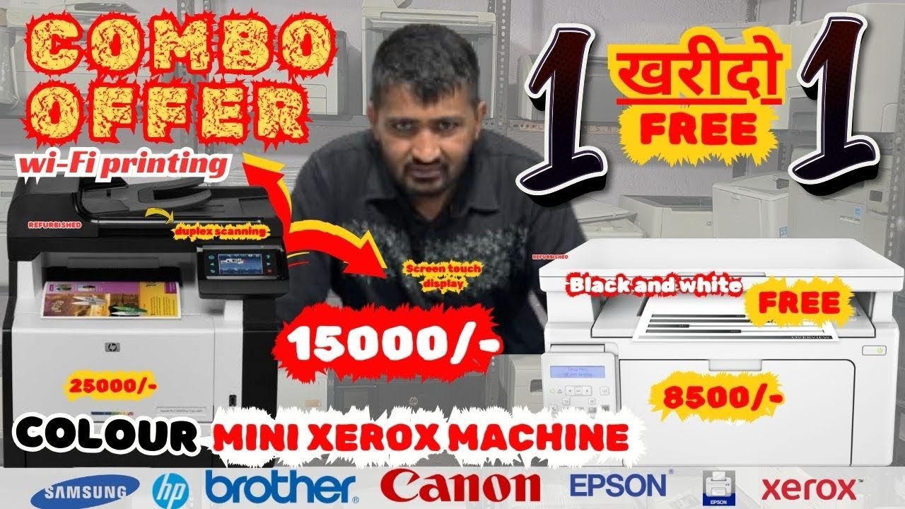 HP and samsung colour and black and white copy scan xerox fully ...