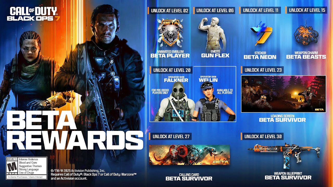 ALLE INFOS zur BLACK OPS 7 BETA 🚨 (Preload, Mastery Camos, Season 1 ...