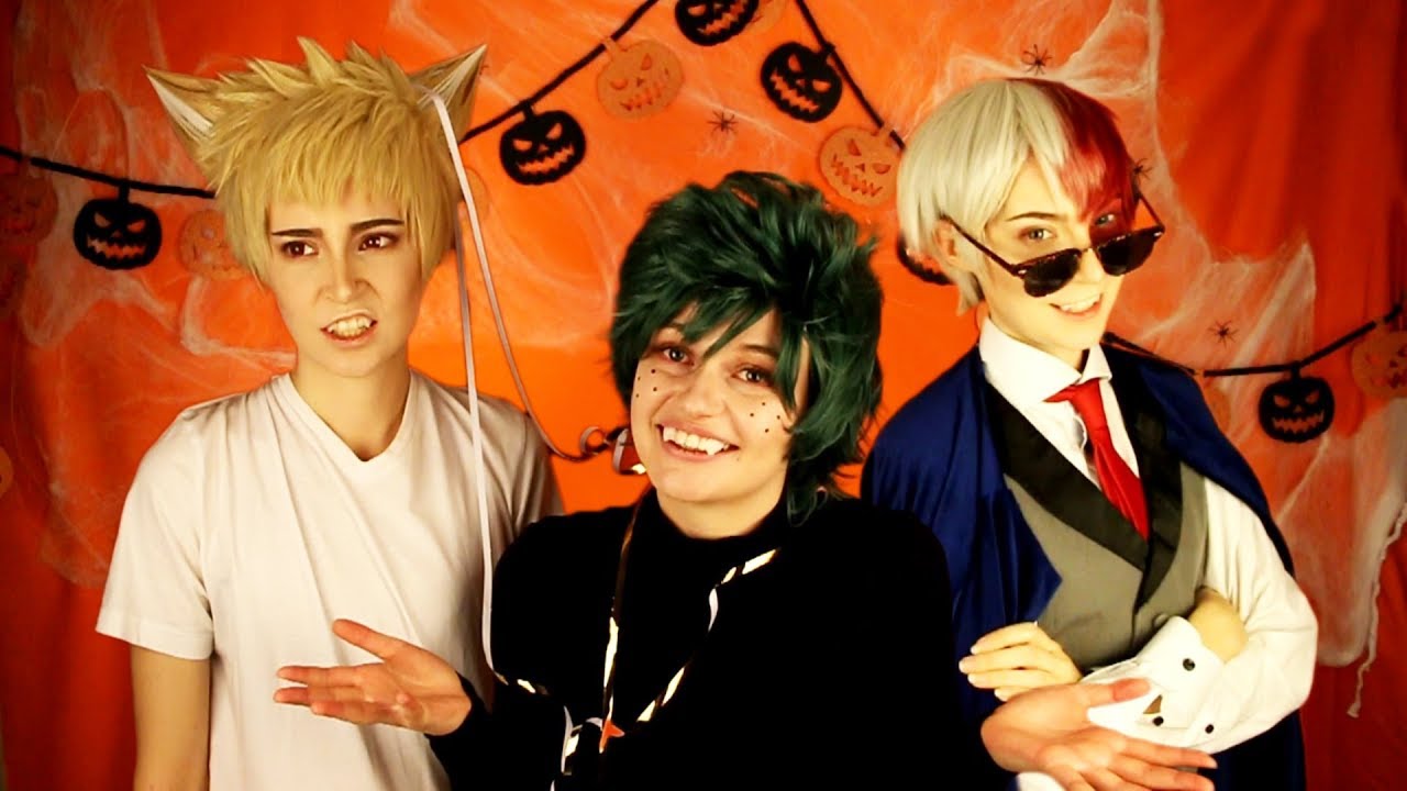 MY HERO ACADEMIA HALLOWEEN PARTY - YouTube