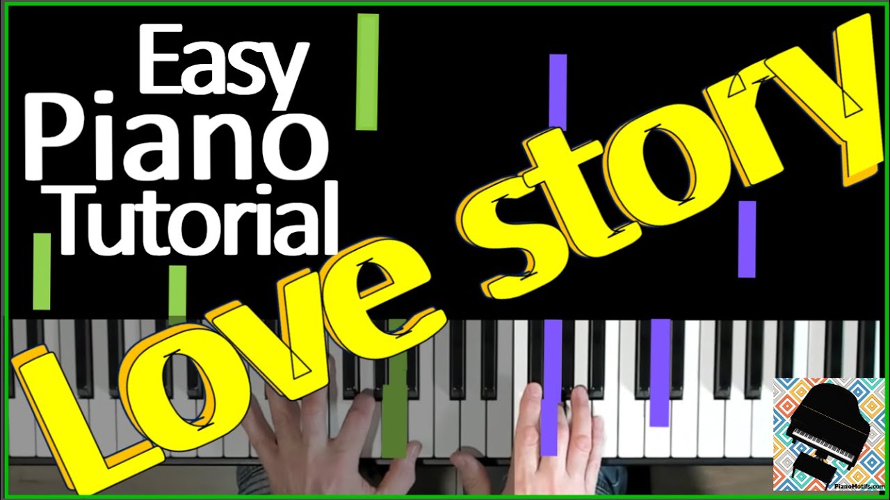 Love Story - Francis Lai - VERY EASY piano tutorial - YouTube
