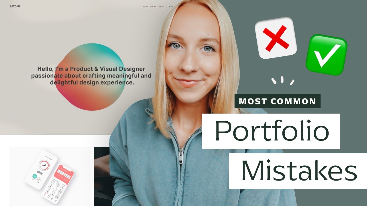 Portfolio First Impressions & 5 Most Common Mistakes - YouTube
