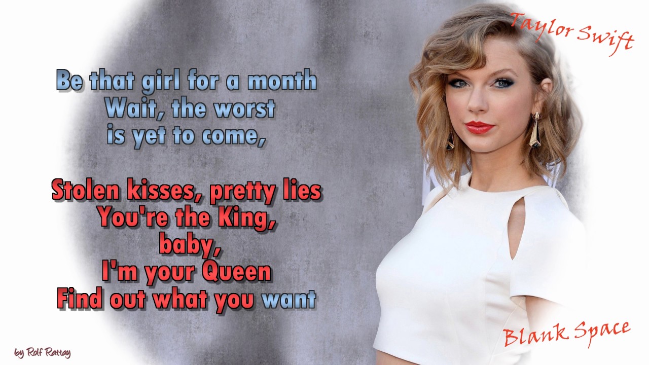 Taylor Swift - Blank Space - Instrumental - YouTube